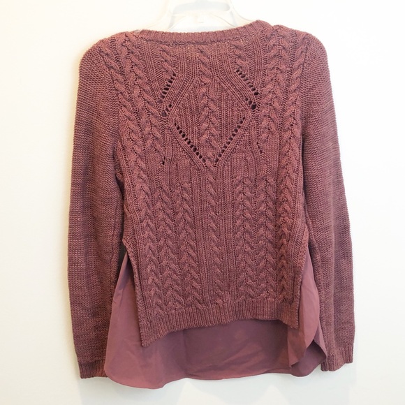 Moth | Sweaters | Anthropologie Moth Ella Knit Layered Sweater | Poshmark